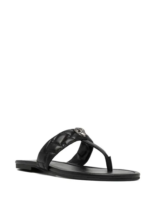 Kurt Geiger Kensington Flat Sandals - Black
