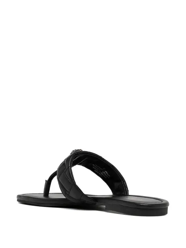 Kurt Geiger Kensington Flat Sandals - Black