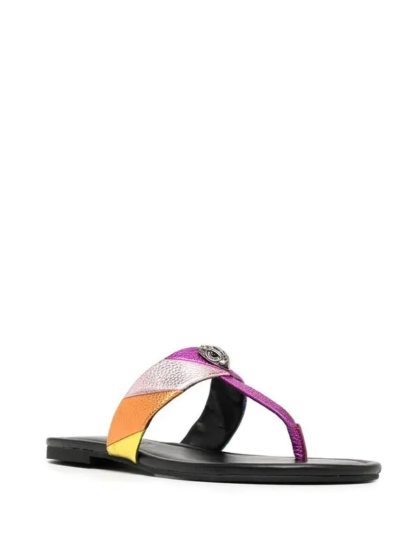 Kurt Geiger Kensington Flat Sandals - Multicolour