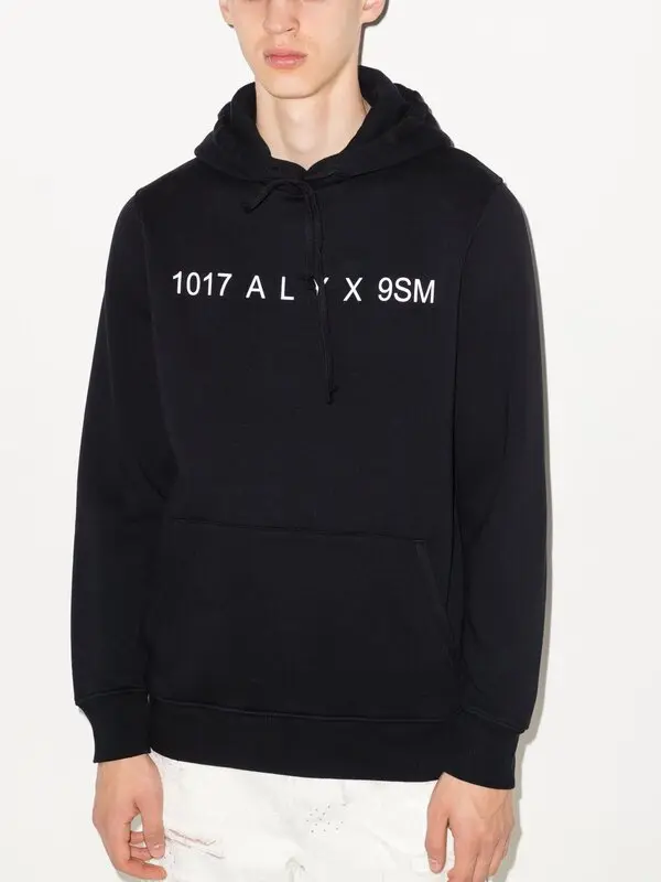 1017 Alyx 9sm Logo-print Drawstring Hoodie