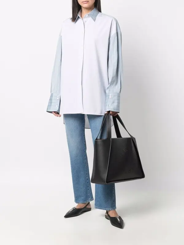 Stella McCartney Salt & Pepper Logo Jeans