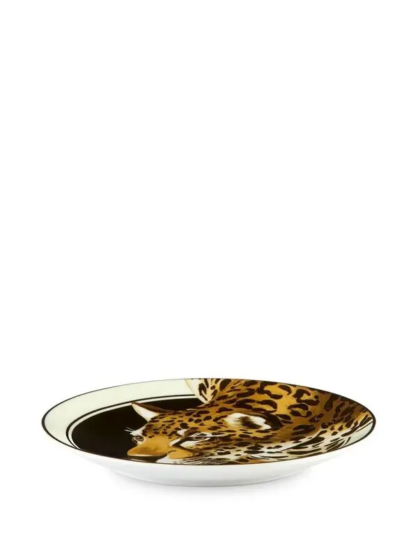Dolce & Gabbana Leopard-print Dessert Plates