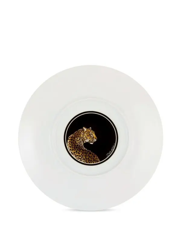 Dolce & Gabbana Leopard-print Dessert Plates