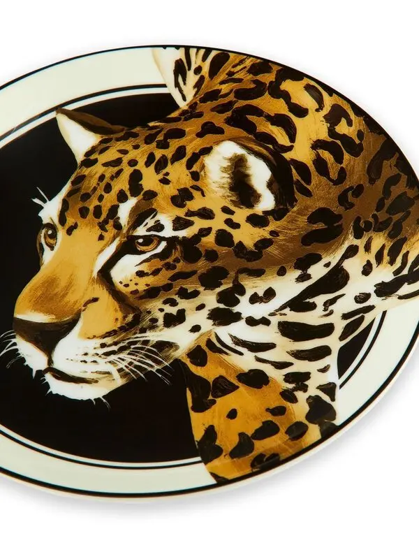Dolce & Gabbana Leopard-print Dessert Plates