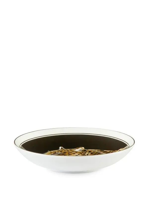 Dolce & Gabbana Leopard-print Porcelain Soup Plates
