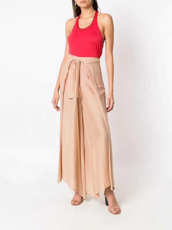 AMIR SLAMA Box-pleat Palazzo Pants