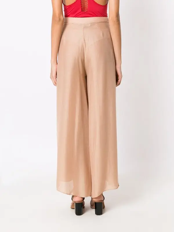 AMIR SLAMA Box-pleat Palazzo Pants