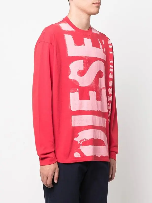 DIESEL® T-wasrib Logo-print T-shirt