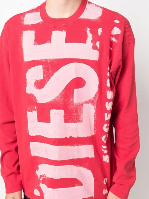 DIESEL® T-wasrib Logo-print T-shirt