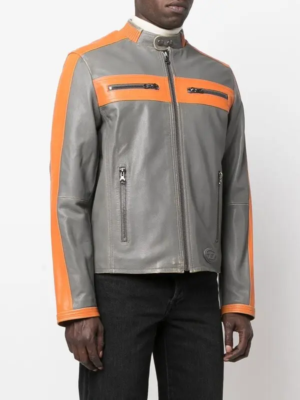 DIESEL® Panelled Zip-up Jacket