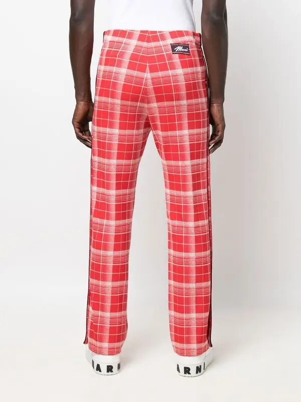 Marni Plaid-check Print Trousers