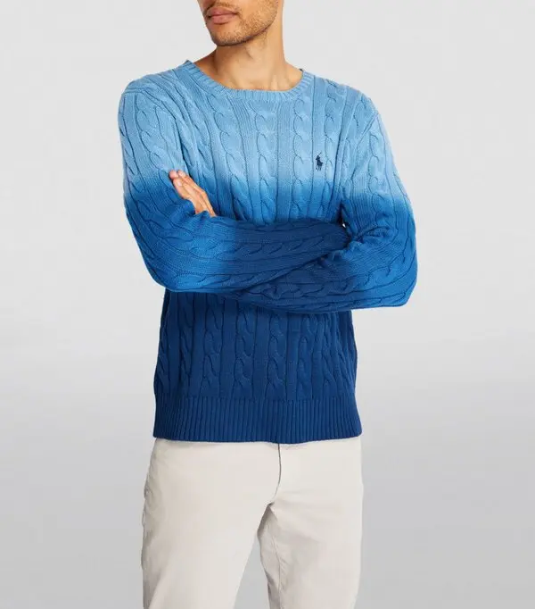 POLO RALPH LAUREN ポロ・ラルフローレン ニット Tie-Dye Cable Knit タイダイ柄 ケーブル POLO RALPH LAUREN - POLO RALPH LAUREN ポロ・ラルフローレン ニット