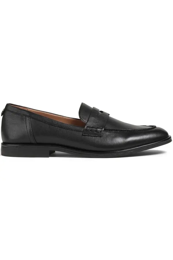 Sam Edelman Birch Leather Loafers - Black