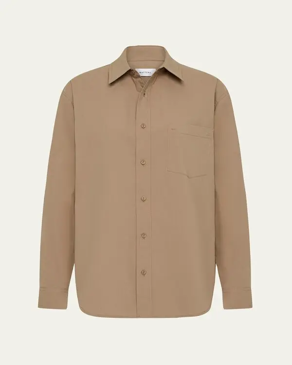 Matteau The Relaxed Button-front Shirt - Stone