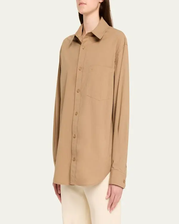 Matteau The Relaxed Button-front Shirt - Stone
