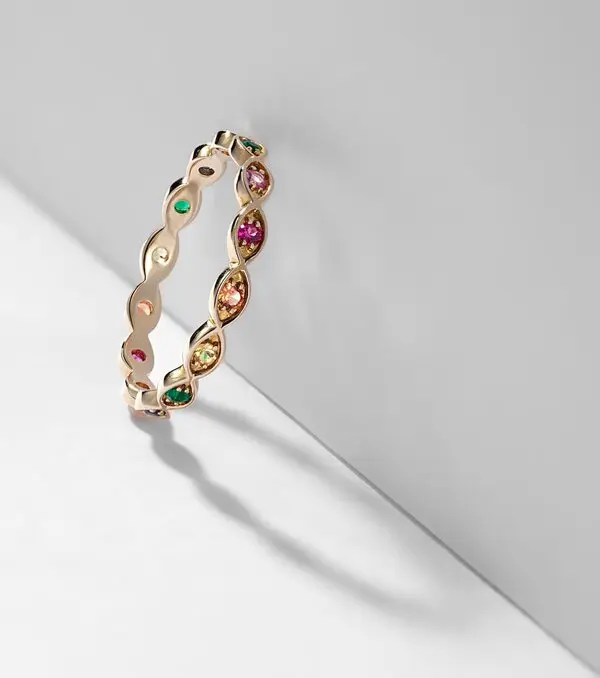 SYDNEY EVAN Marquis 14kt Yellow Ring