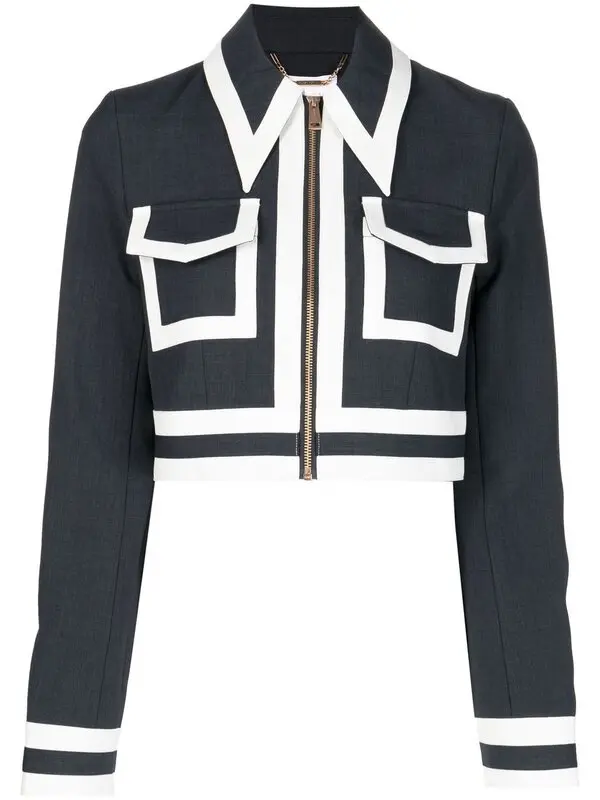 ALICE MCCALL Midnight Love Cropped Shirt Jacket