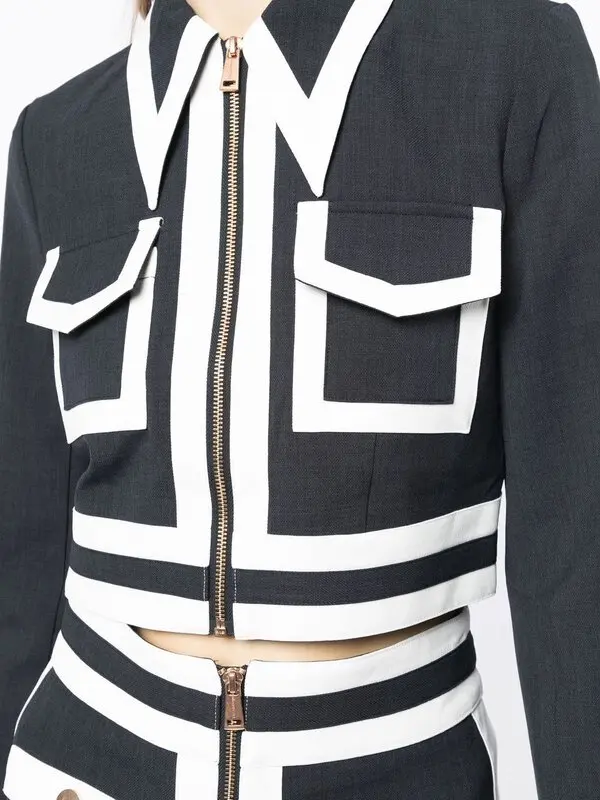 ALICE MCCALL Midnight Love Cropped Shirt Jacket