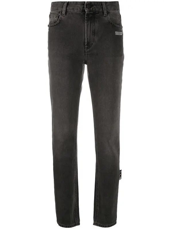 Off-White Classic Straight-fit Jeans - Black