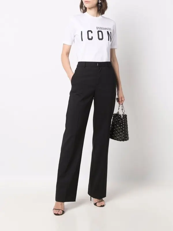 Dsquared2 Icon-print Crewneck T-shirt - White