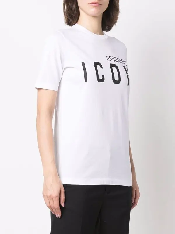 Dsquared2 Icon-print Crewneck T-shirt - White