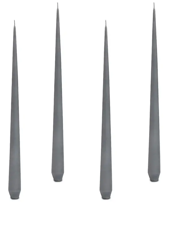 ZAHA HADID DESIGN Tapered Set Of Four Candles