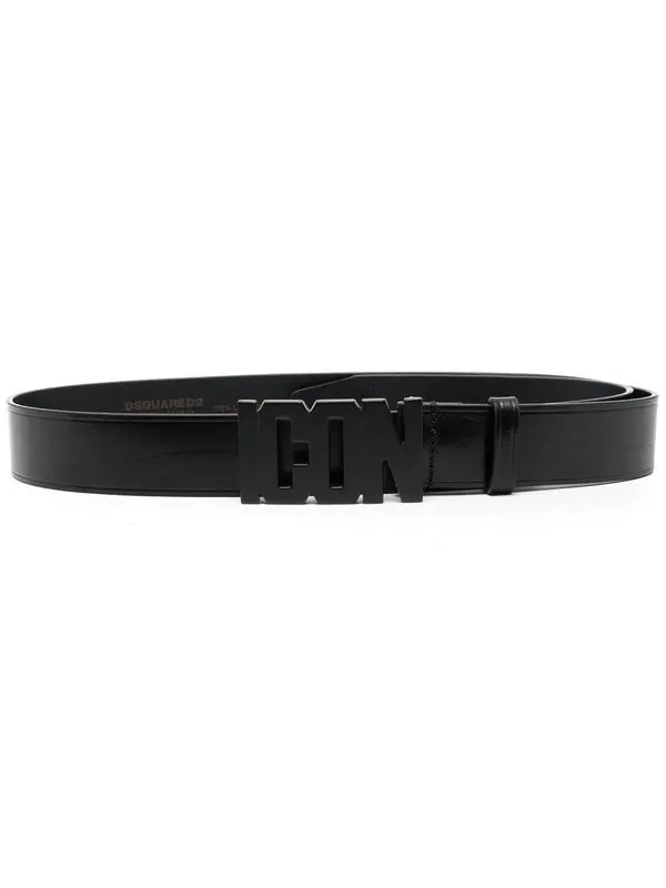 Dsquared2 Icon-plaque Belt - Black