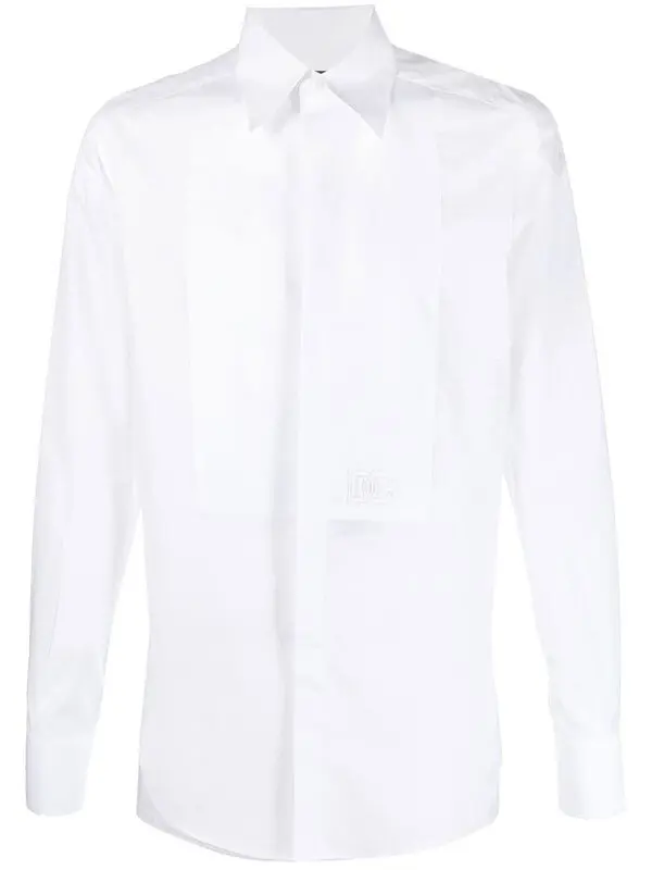 Dolce & Gabbana Long-sleeve Cotton Shirt - White
