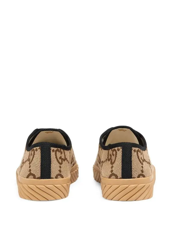 Gucci Maxi Gg Low-Top Sneakers - Neutrals | Editorialist display picture 1