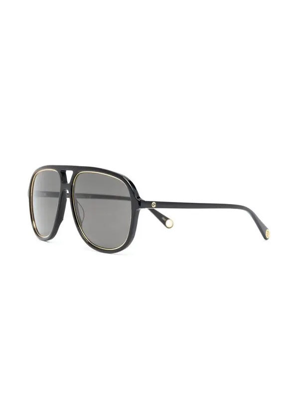 Gucci Navigator-frame Sunglasses