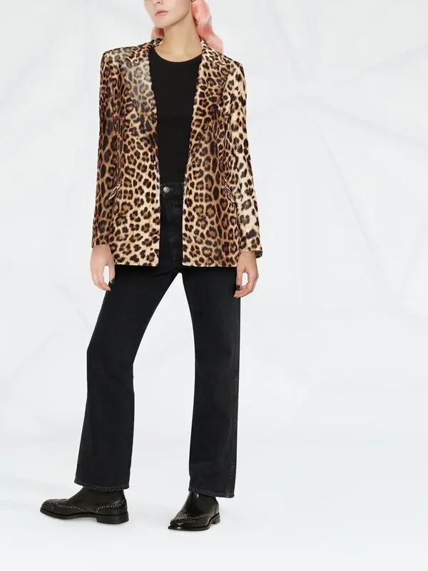 Philipp Plein Leopard-print Blazer