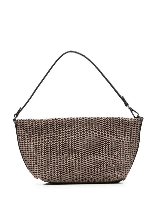 Brunello Cucinelli Raffia-effect Shoulder Bag