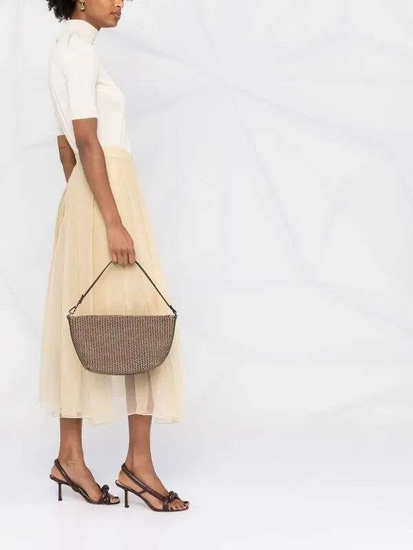 Brunello Cucinelli Raffia-effect Shoulder Bag