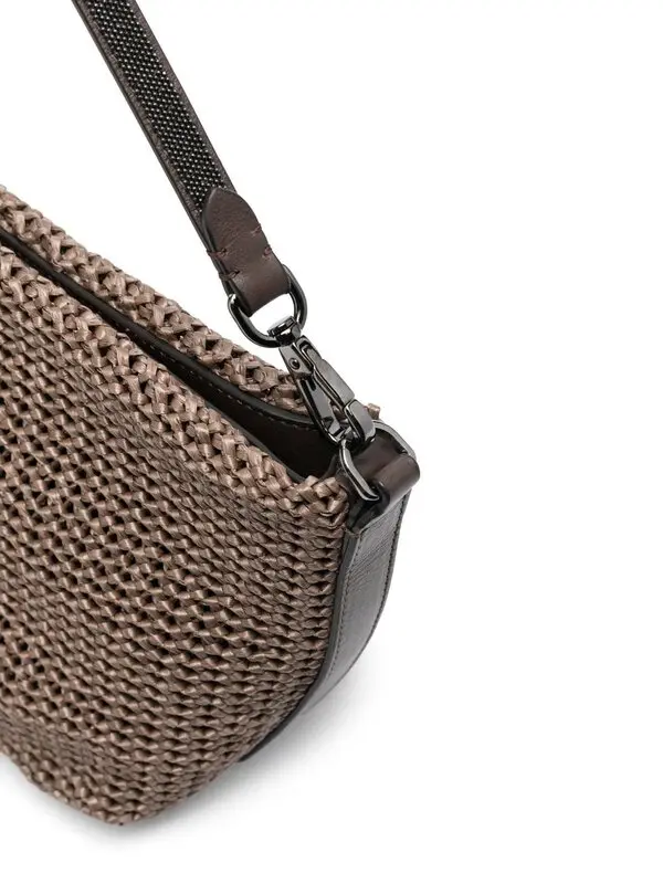 Brunello Cucinelli Raffia-effect Shoulder Bag