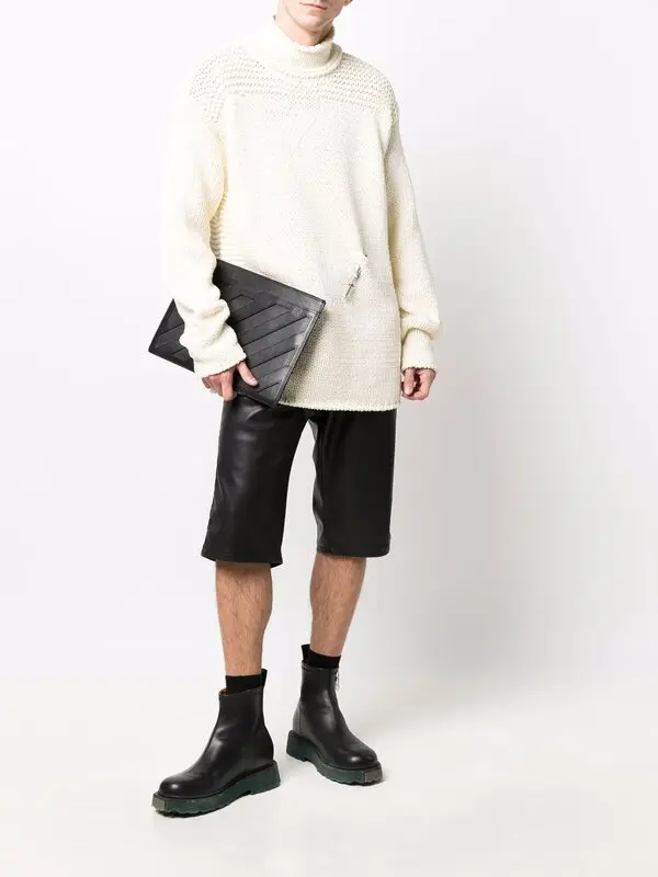 Off-White Nail Detail High-neck Jumper