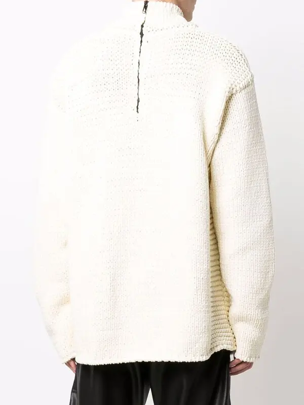 Off-White Nail Detail High-neck Jumper