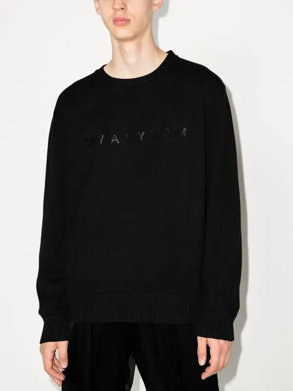 1017 Alyx 9sm Cotton Logo Print Sweatshirt