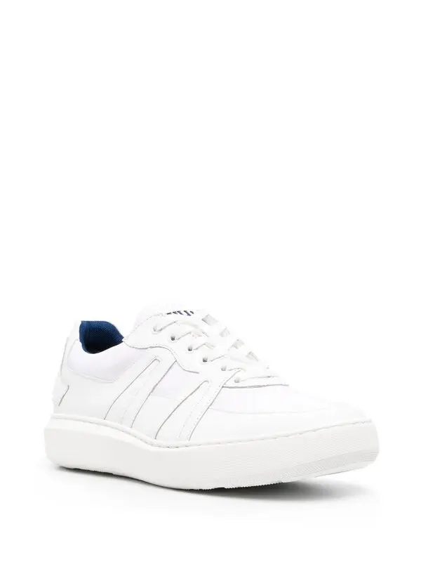 ZILLI Panelled Low-top Leather Sneakers