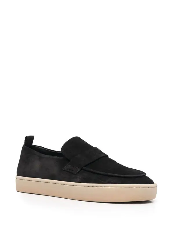 Officine Creative Suede Slip-on Sneakers