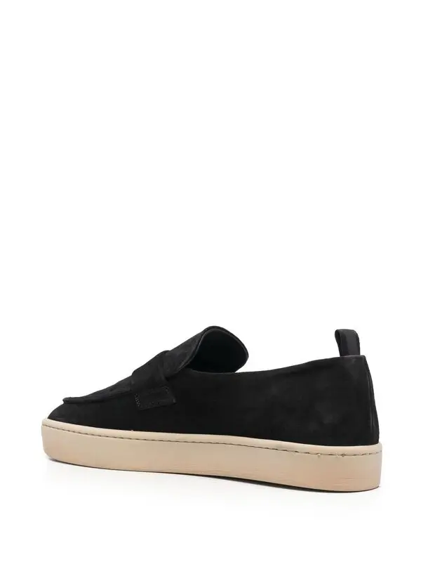 Officine Creative Suede Slip-on Sneakers