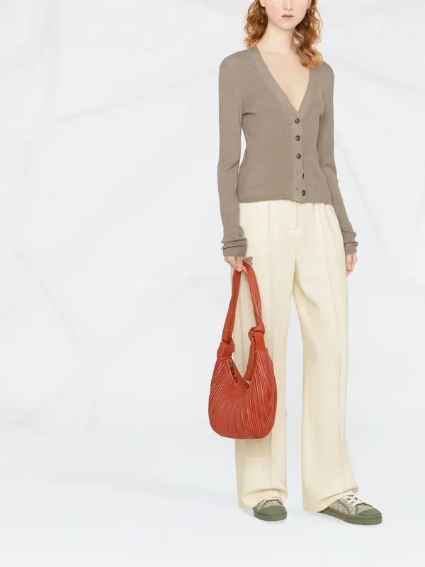 Brunello Cucinelli Ribbed-knit V-neck Cardigan