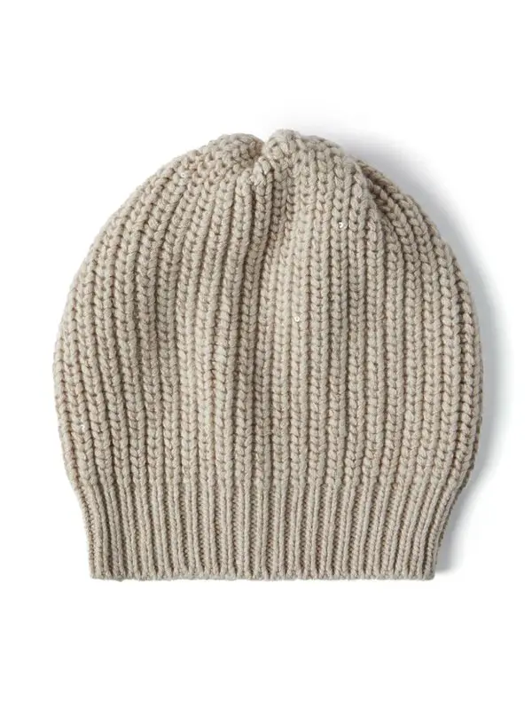 Brunello Cucinelli Purl-knit Beanie