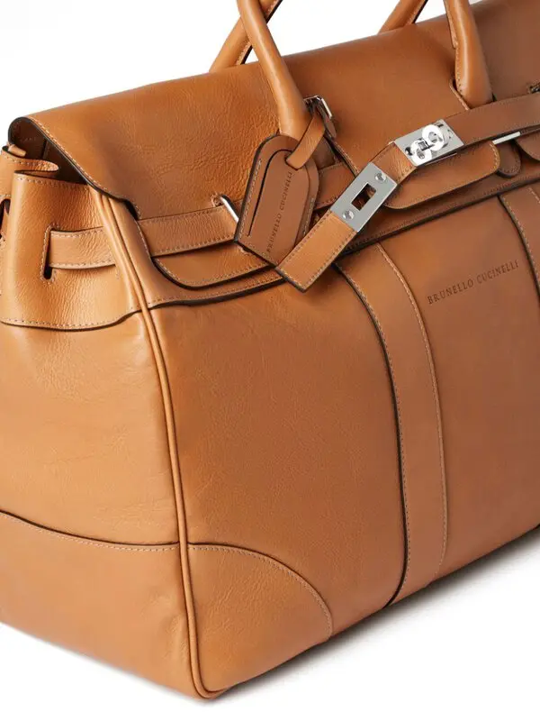 Brunello Cucinelli Leather Holdall