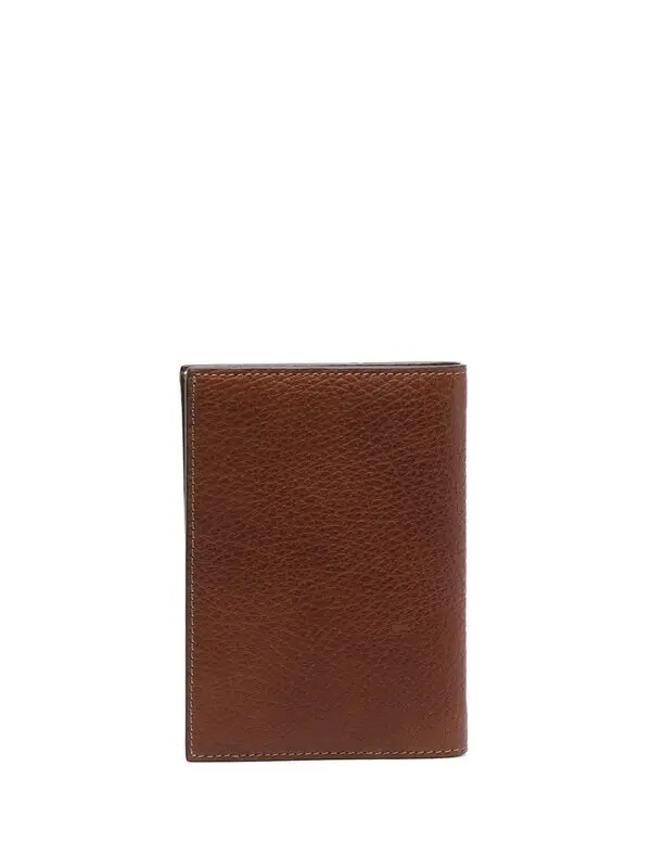 Brunello Cucinelli Bi-fold Leather Cardholder