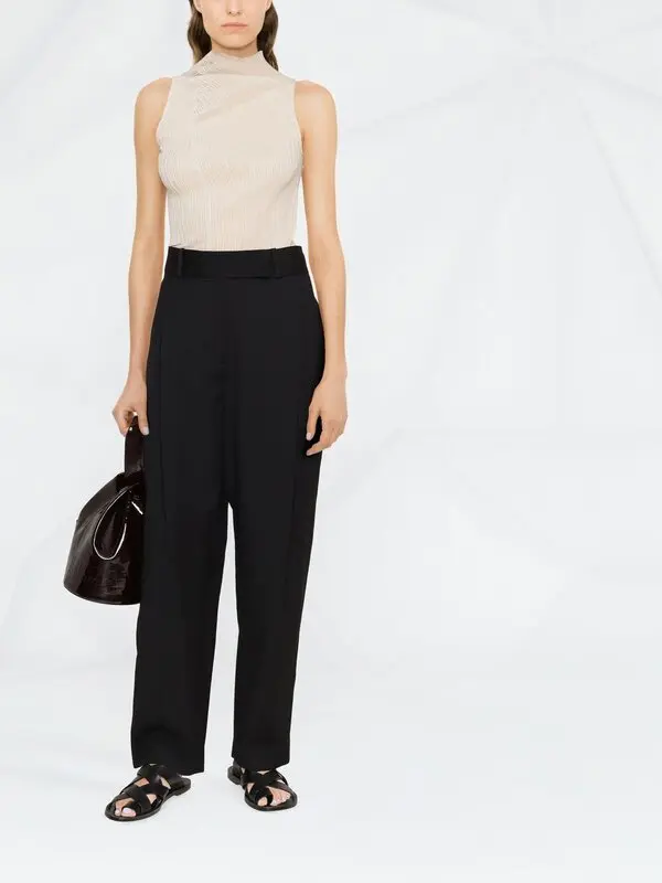 TOTEME Deep Pleat Wool Trousers