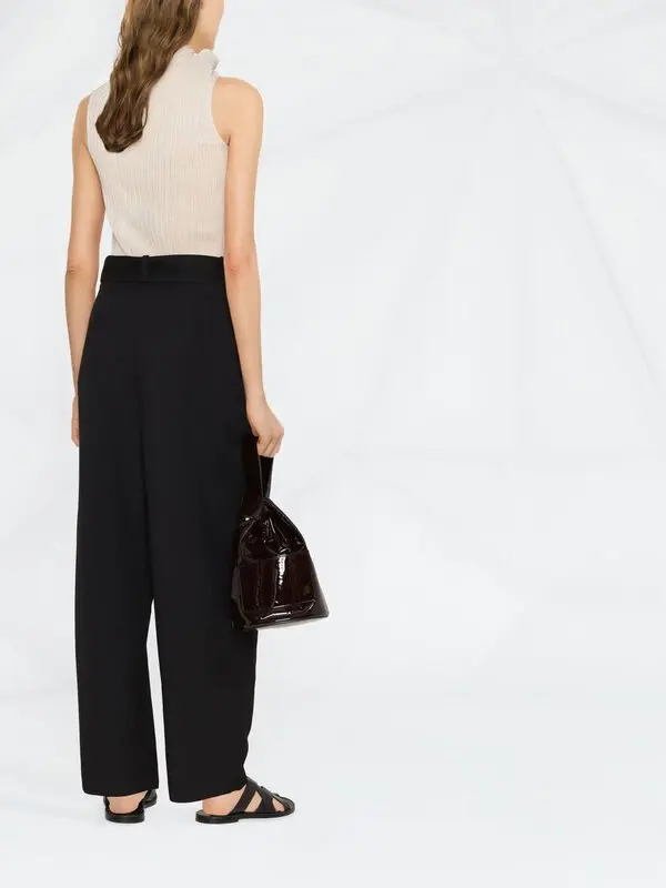 TOTEME Deep Pleat Wool Trousers