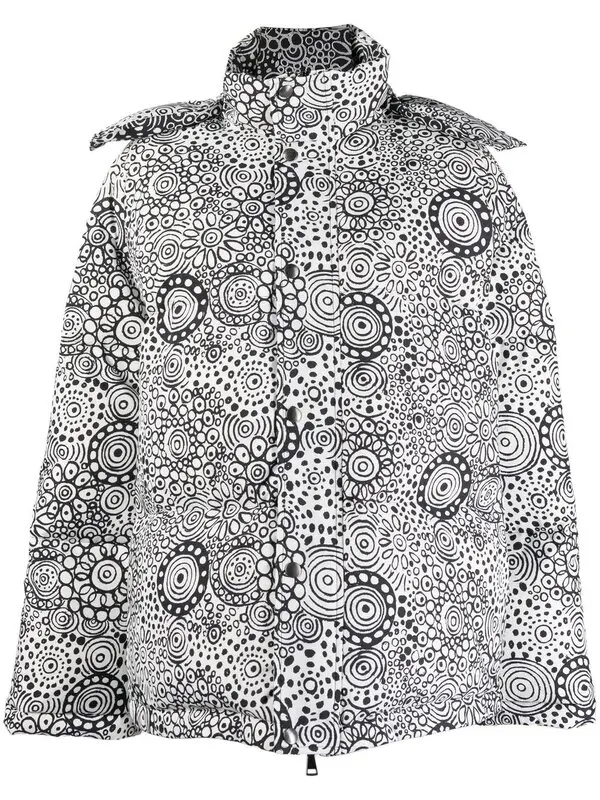 10 CORSO COMO Abstract-print Puffer Jacket