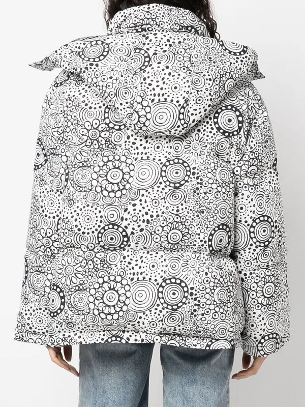 10 CORSO COMO Abstract-print Puffer Jacket