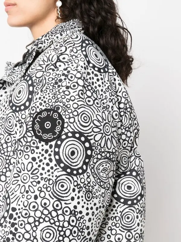 10 CORSO COMO Abstract-print Puffer Jacket