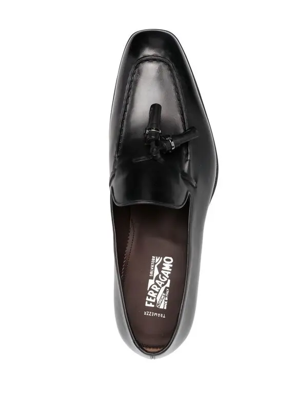 FERRAGAMO Almond-toe Tassel Loafers